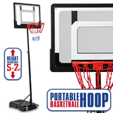 Zimtown Mini Wall Mount Basketball Hoop, Baketball Goal System for Kids ...