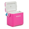 Igloo 11 QT Tag-A-Long Too Cooler Fuchsia Pink with Adjustable Shoulder ...