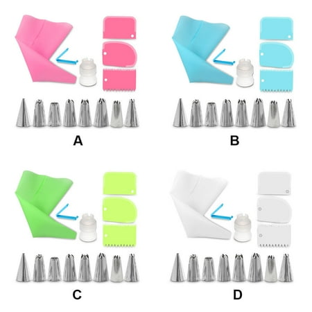 VONKY Color Random 14 Pieces/set Icing Bag Nozzles Wedding Birthday ...
