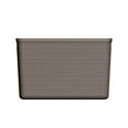 Curver Jute Basket Large, Resin Plastic Storage Bin, Warm Grey, 4 Pack ...