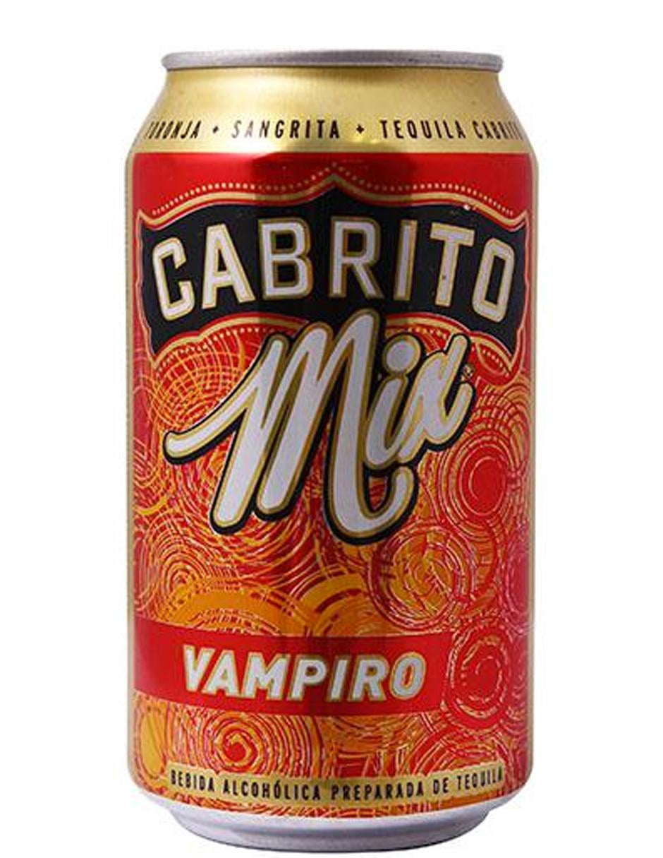 Pack de 12 Tequila Cabrito Vampiro Lata Mix 350 ml Cabrito Vampiro Lata ...