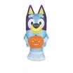 Gemmy 3.5 ft Airblown Blowup Inflatable Bluey in Pumpkin Costume ...
