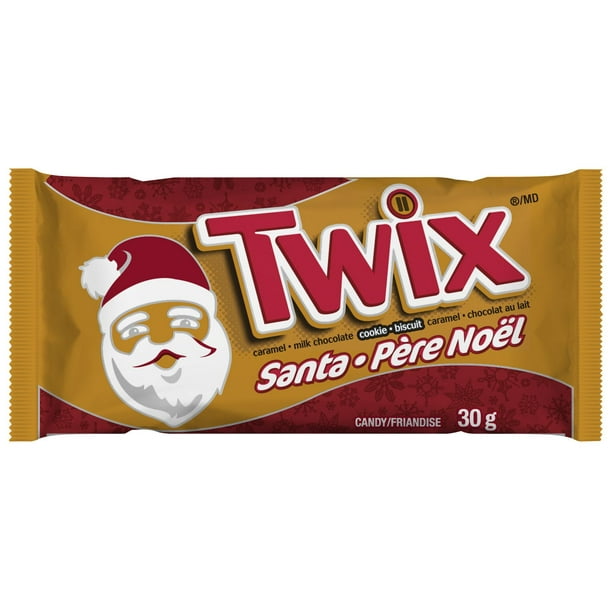 Twix Caramel Cookie Chocolate Santa, Holiday, Santa, 30g - Walmart.ca