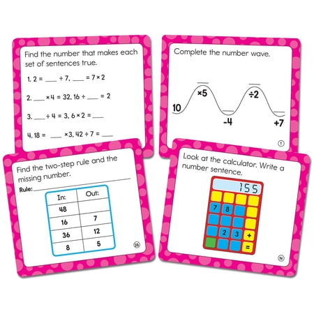Carson Dellosa Math Challenge Cut-Outs Grade 3 (120503) | Walmart Canada