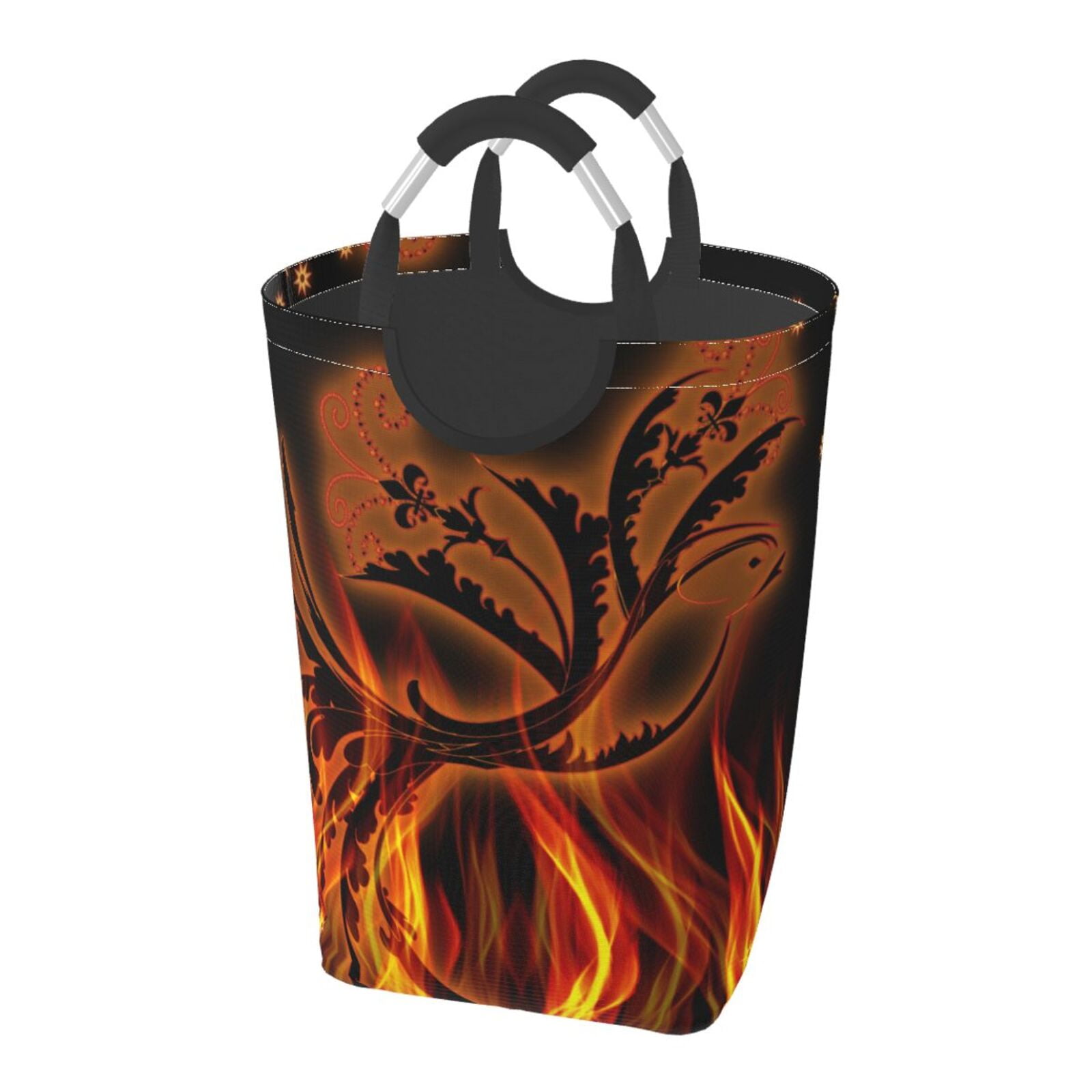 XMXY Phoenix Bird Fire Rectangular Laundry Basket Organizer ...