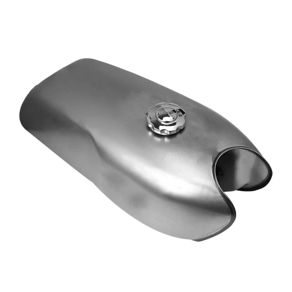 Motorcycle Oil Tank|Silver RD50 Retro Universal Oil Tanks|9L High ...