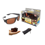As Seen on TV HD Vision Fold-Aways Sunglasses, Black, UV400 Protection ...