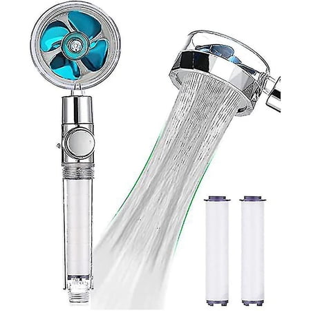 Regenboghorn Turbocharged Handheld Shower Head,propeller Driven Shower ...