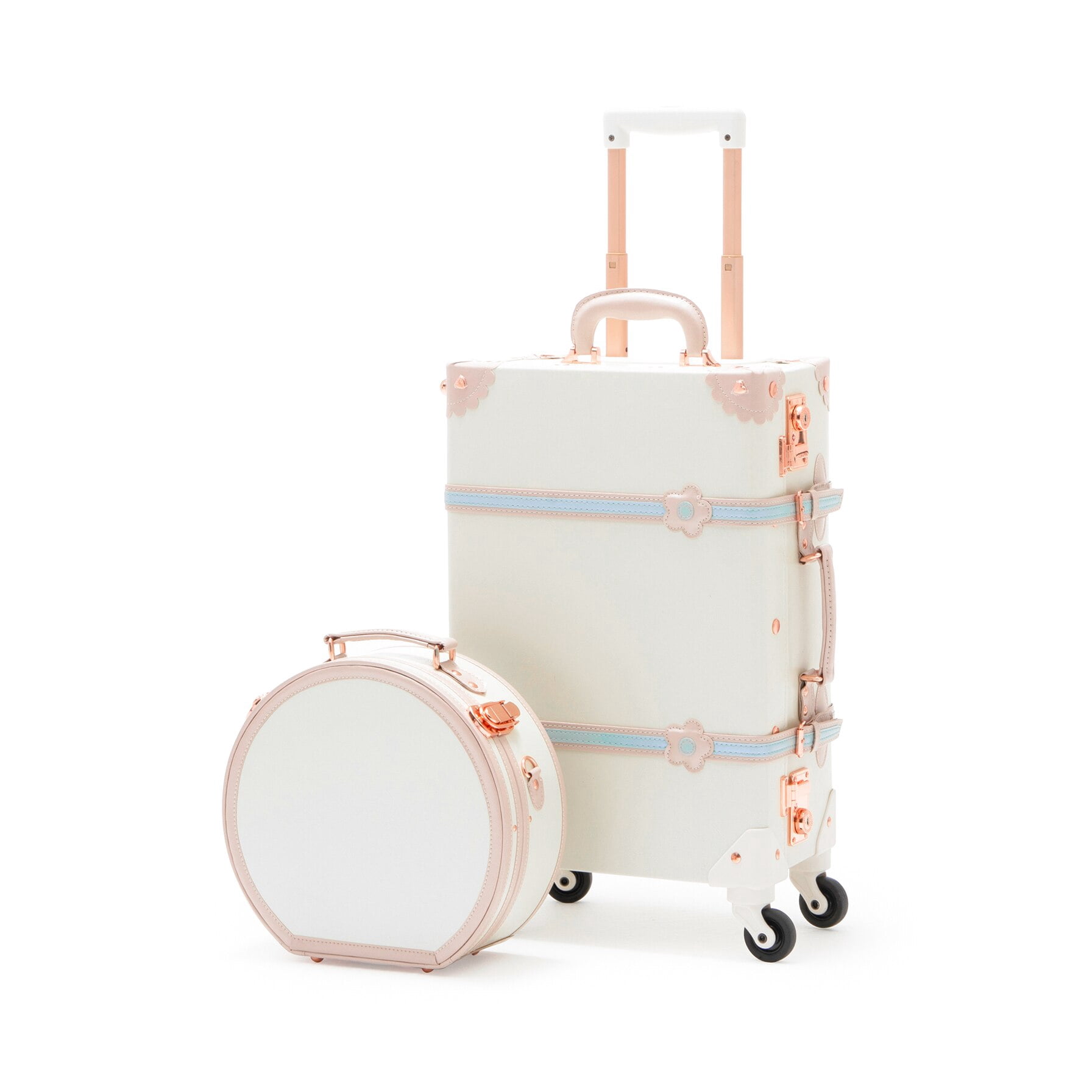 COTRUNKAGE Vintage Luggage Sets 2 Pieces, 20 Inch Tsa Approved Carry On ...