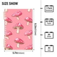 Spiral Notebooks Mushroom 60 Sheets 120 Pages A5 Journal Notepad 8.3x5 ...