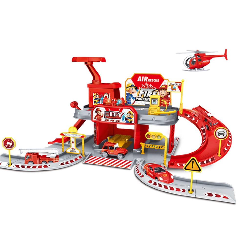 Engineering Emergency City Fire Station Creative Firefighter Rescue ...