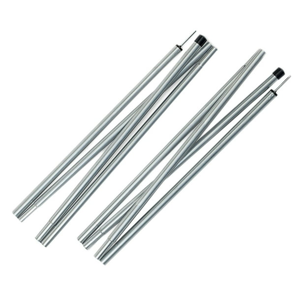 8x Telescopic Tent Tarp Poles Camping Multifunction 21.7" Adjustable ...