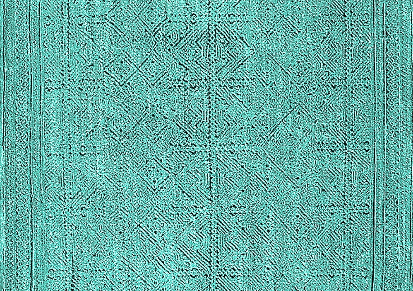 Ahgly Company Machine Washable Indoor Rectangle Solid Turquoise Blue ...