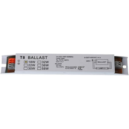 T8 220-240V AC 2x18W Wide Voltage Electronic Ballast Fluorescent Lamp ...