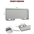 Skid Steer Attachment Plate, Universal Quick Attach Adapter Mount Plate ...