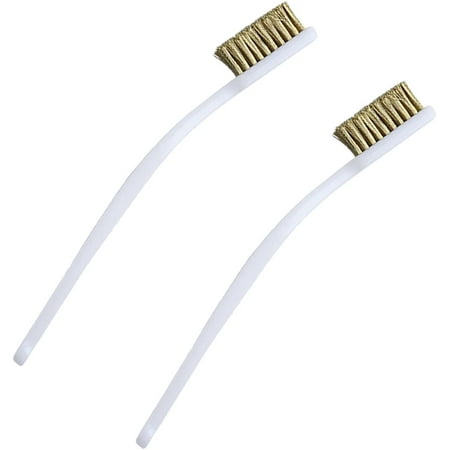 TILIYHELLO 2 Piece Mini Wire Brushes,Stainless Steel Scratch Brush For ...