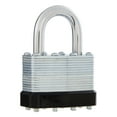 Hyper Tough Laminated Steel Padlock, 44mm Body, 1-3/16 inch Shackle ...