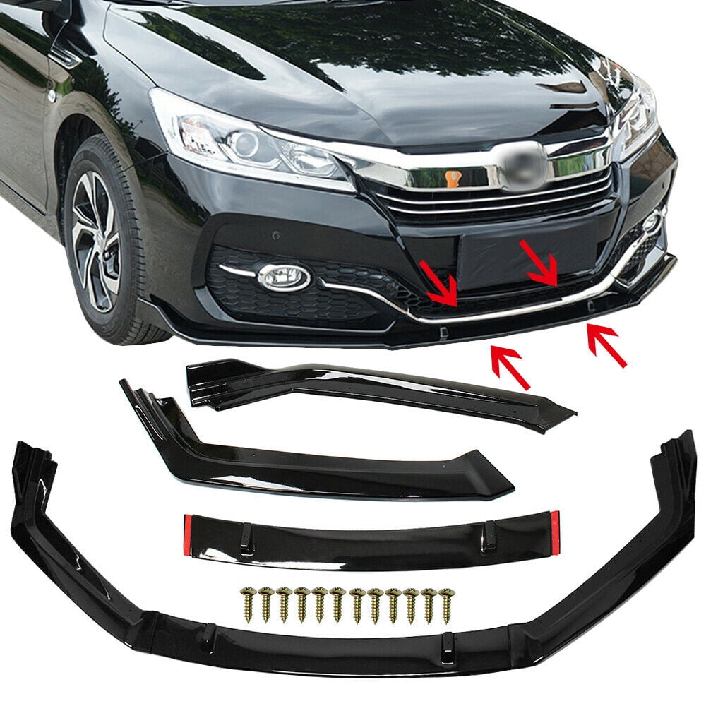For Honda Accord 9-9.5th 2014-17 A Set Front Bumper Lip Body Kit ...
