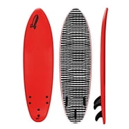 BruSurf Soft Top Surfboard 7 Foot Longboard Foam EPS Core Heat ...