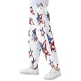 BZSMCE Star Pattern Print Elastic Waist Jogger Pants Lightweight Wind ...