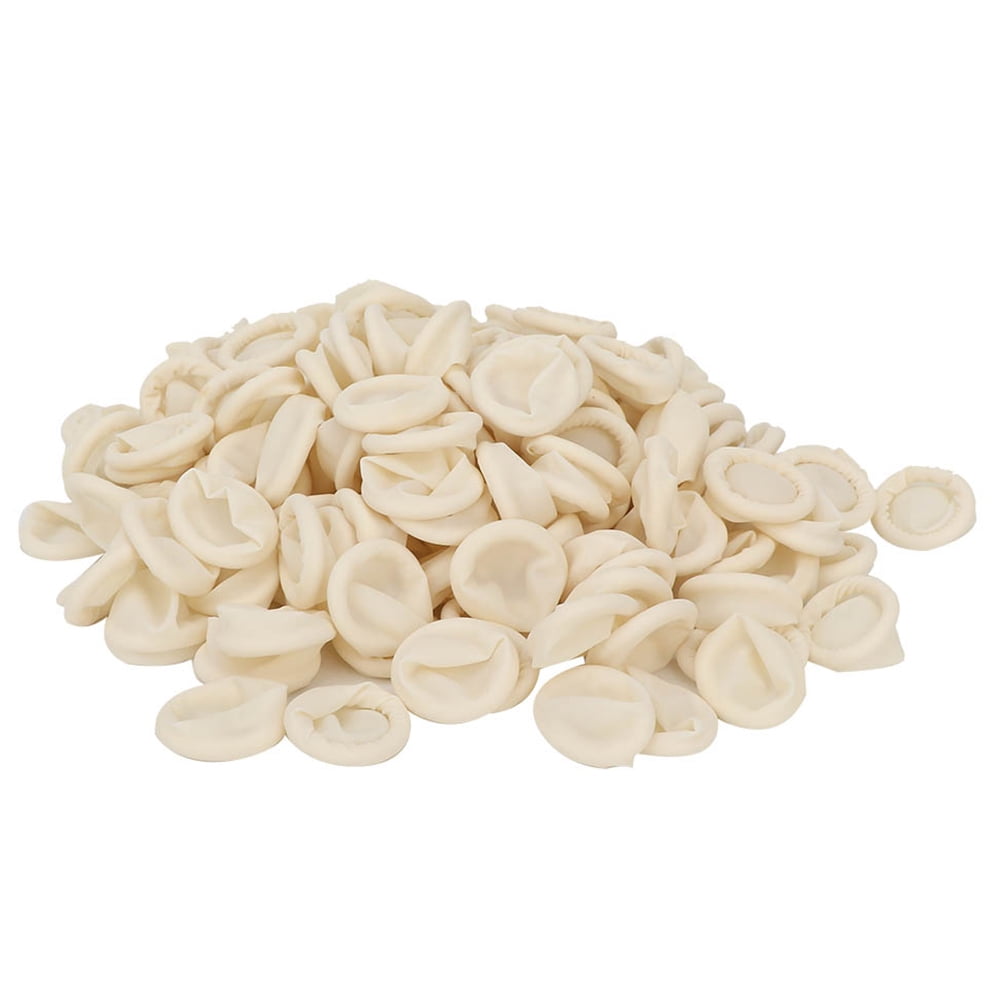 Guantes de Extensión de Cejas ANGGREK 300pcs Desechable Látex Blanco ...