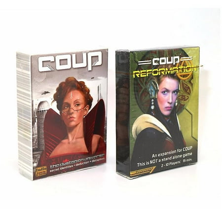 Board Game Coup Full English Version Basic Or Expansion Reformation ...