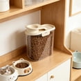 Airtight Pet Food Storage Container with Sealed Lid and Clear Window ...