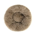 Round Plush Pet Bed for Dogs & Cats, Soft Warm Calming Bed, Large Size ...