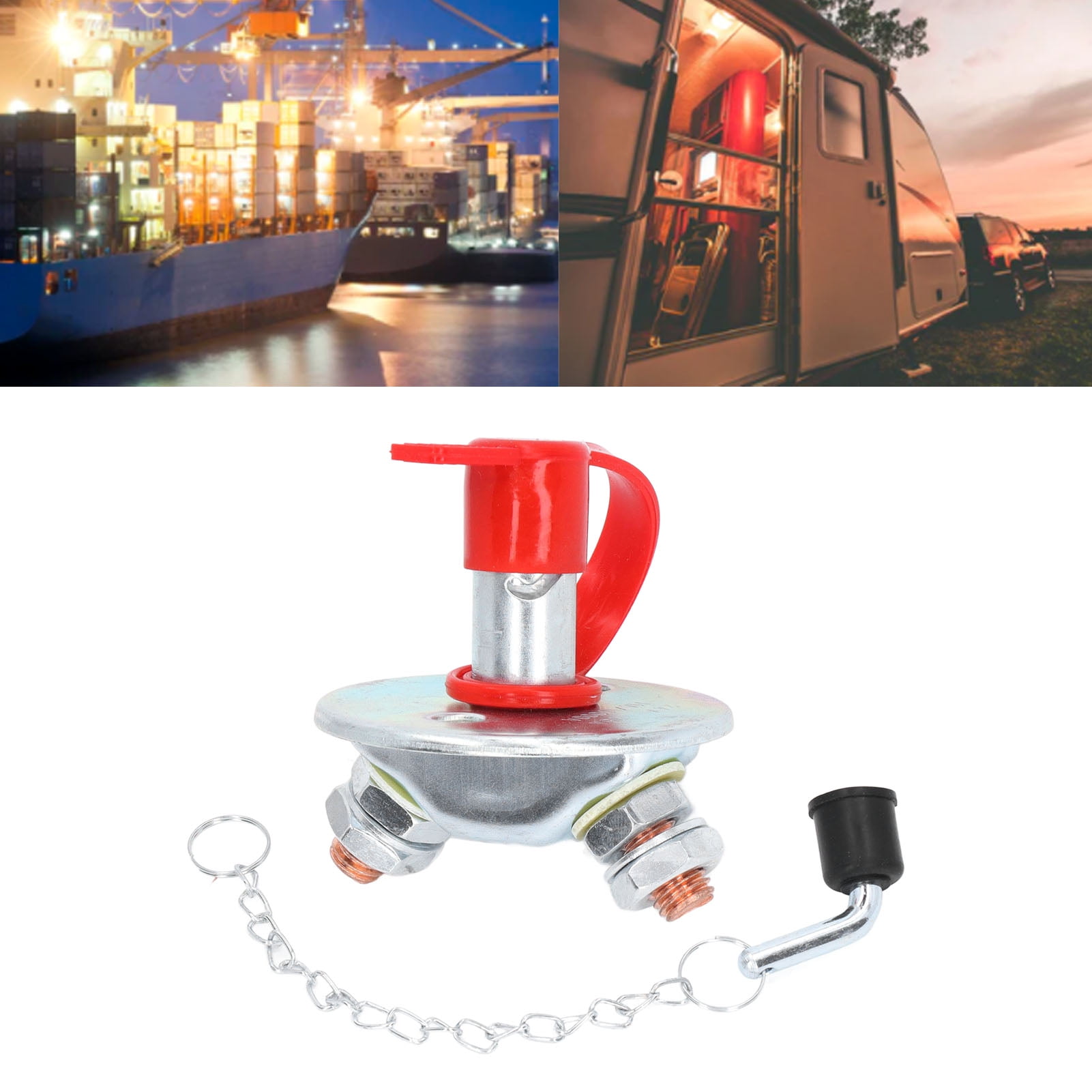 Battery Kill Switch, ABS and Brass Battery Disconnect Switch Safe Usage ...