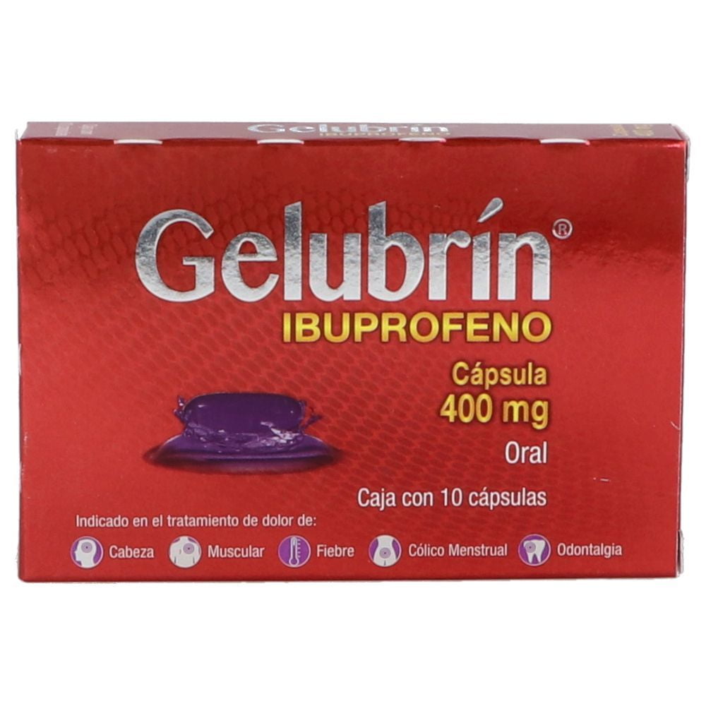 Gelubrin 400 mg Caja Con 10 Cápsulas Gelubrin PIEZA | Walmart en línea