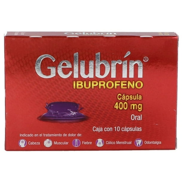Gelubrin 400 mg Caja Con 10 Cápsulas Gelubrin PIEZA | Walmart en línea