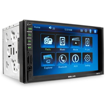 Dual XRM47BT Single-DIN In-Dash Mechless AM/FM Receiver with Bluetooth ...