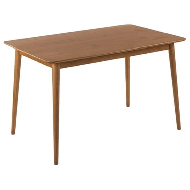 Livinia Cabin 45.3" Wooden Dining Table/Small Rectangular Modern ...