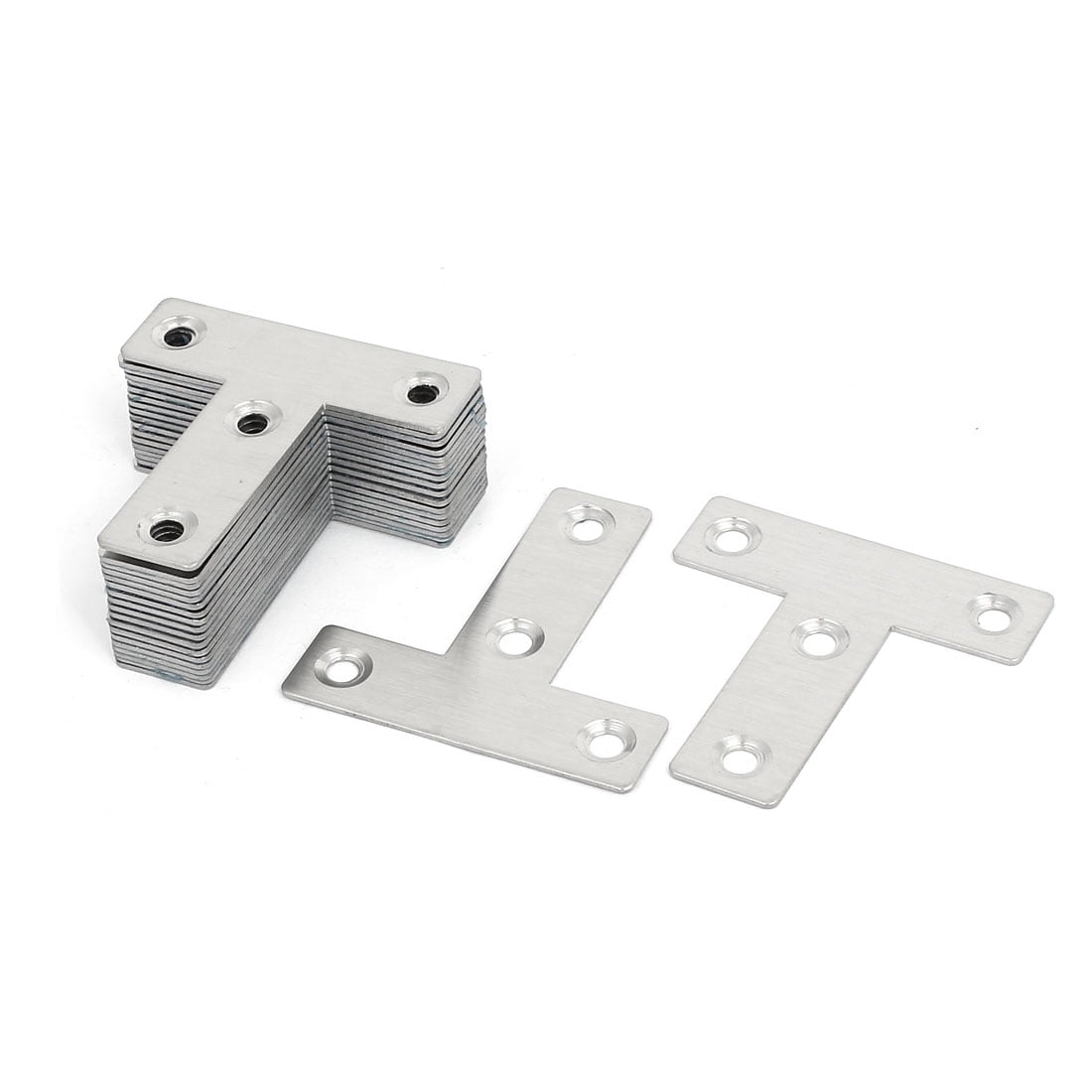 50mmx50mmx1mm Metal T Shaped Flat Repair Plates Corner Brace Bracket ...