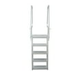 Extreme Max Deluxe 5-Step Foldable Dock Ladder - Corrosion Resistant ...