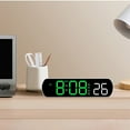 Digital Alarm Clock with LED Screen Jump Second Countdown Temperature ...