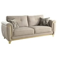 Leena Contemporary Style 3PC Livingroom Set Made with Wood in Beige - Walmart.com