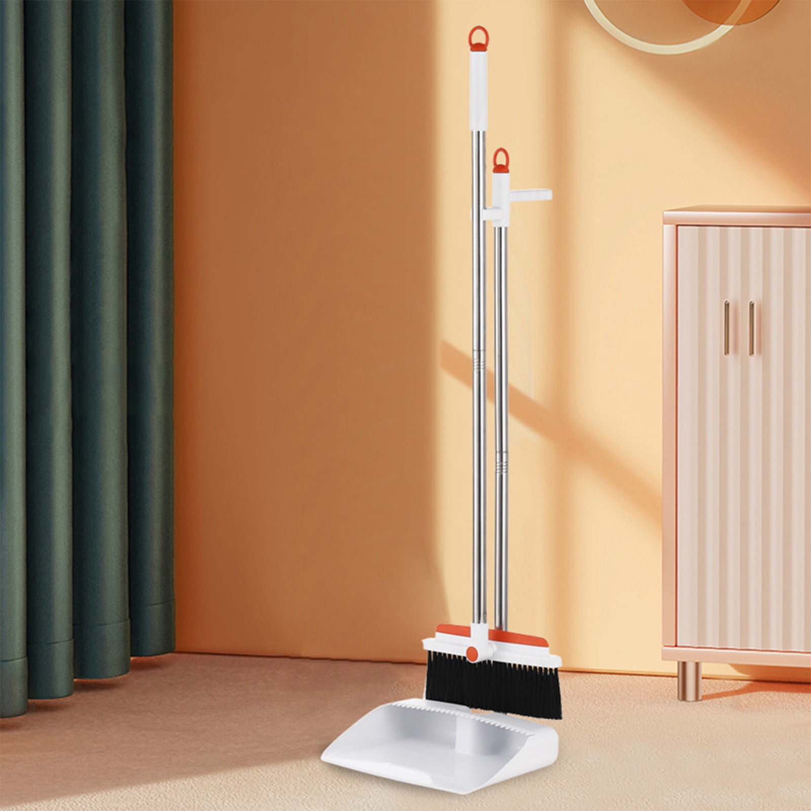 Click here for Halons Indoor Broom And Dustpan Set  Rotating Head... prices