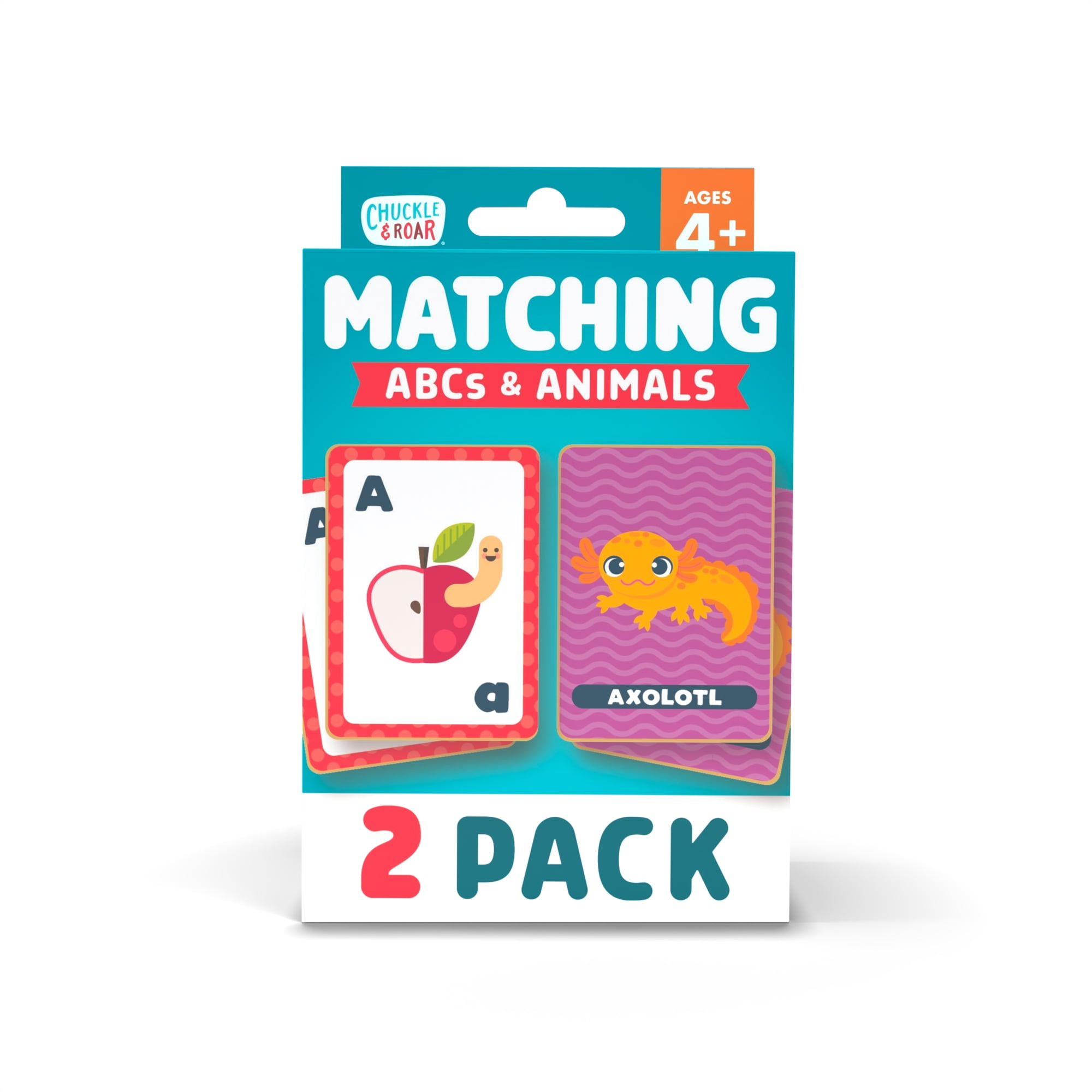 Click here for Chuckle & Roar Abc/Matching Card Game 2-Pack For C... prices