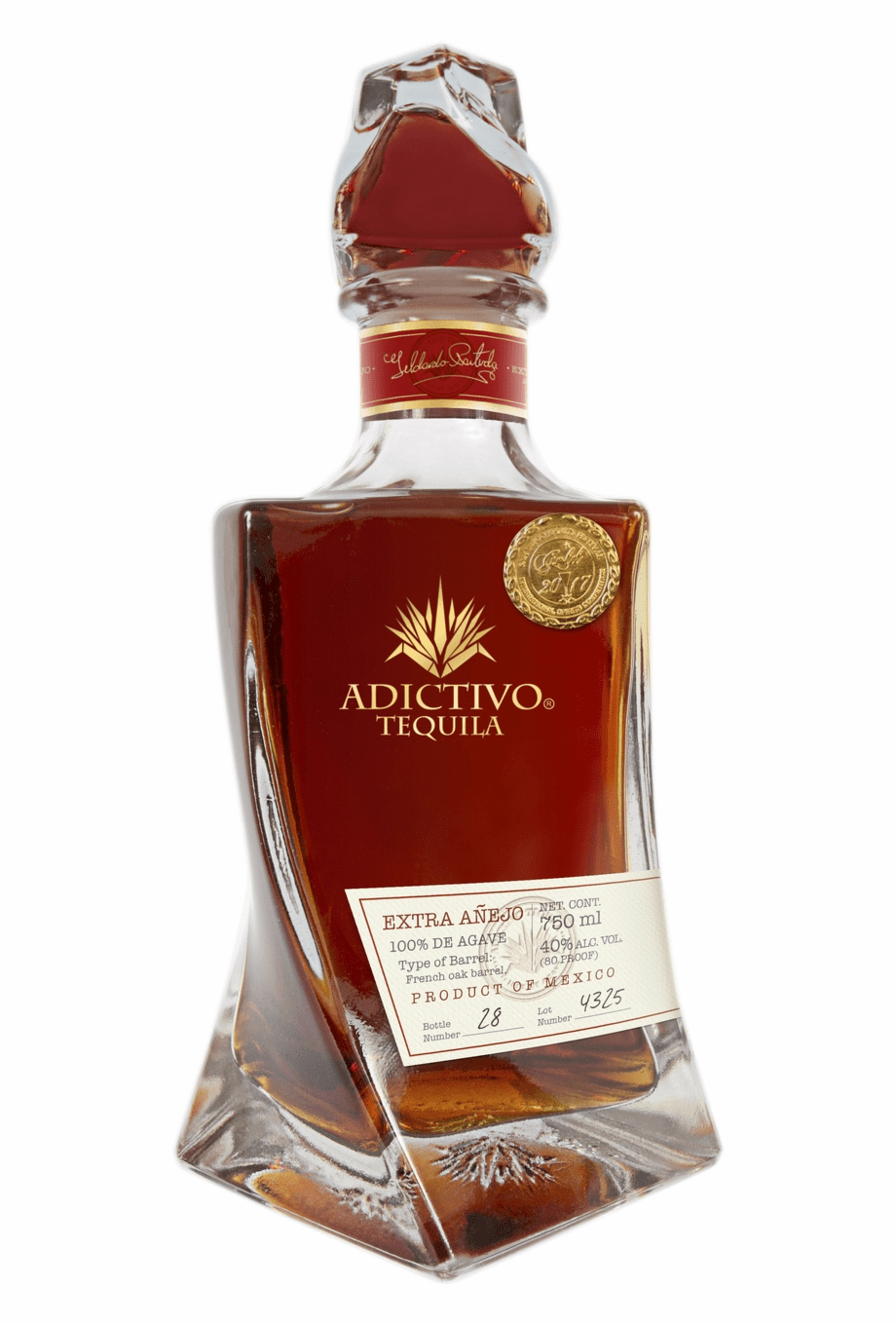 Tequila Adictivo Extra Añejo 750 ml Adictivo Extra Añejo | Walmart en línea