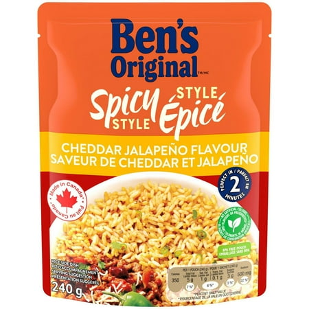 Ben's Original™ Spicy Style Cheddar & Jalapeno Flavour, 240g, Perfect ...