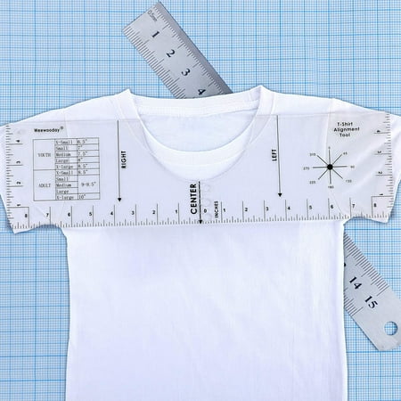 T-Shirt Ruler Guide Tool Acrylic T-Shirt Alignment Tool T-Shirt ...