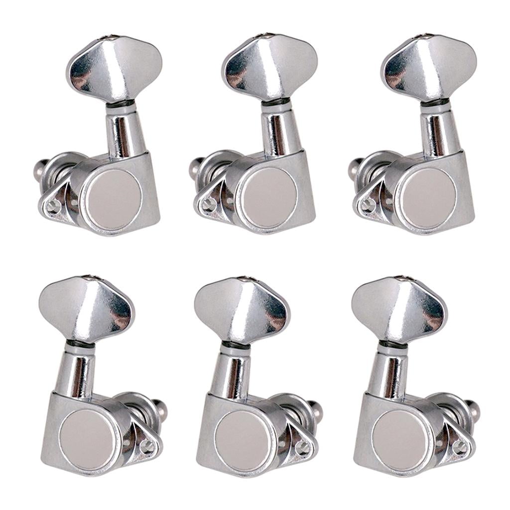6 Pieces 3R3L Full Closed Acoustic Electric Pegs Keys Luthier Supply ...