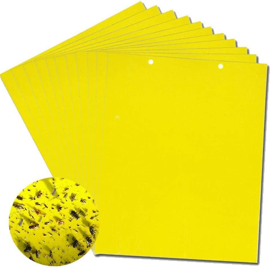 Yellow Sticky Fly Traps,fly Paper Stickers,sticky Fly Catchers Dual ...