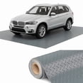 LITA Gray Garage Floor Mat, 5 x 37 ft Diamond-Plate PVC Garage Flooring ...