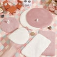 6Pcs 6 Styles Miniature Carpets Plush Cloth Mini Furry Rugs Carpet ...
