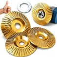 Tungsten Carbide Wood Carving Discs for Angle Grinder, Heavy-Duty ...