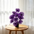 18 leaves Large Artificial Monstera Palm Banana Leaf Faux Tropical ...