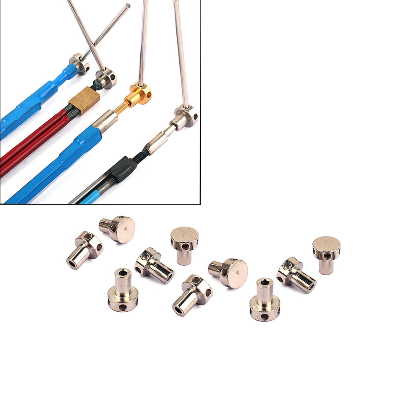 10 Pcs Guitar Truss Rod Nut Hat Shape Steel Tuning Rod Nut Guitar Bass ...