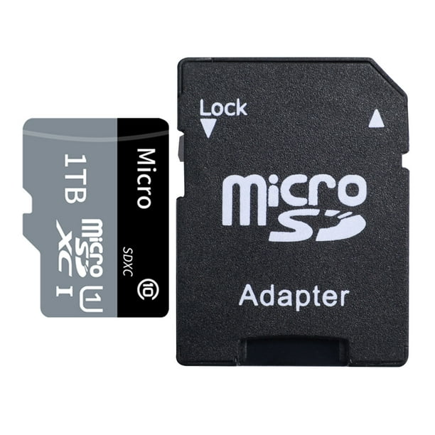 Tarjeta TF Yeacher Micro SD de gran capacidad 1TB U1 Clase 10 | Walmart en línea